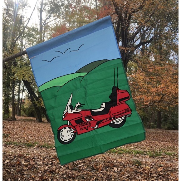Evergreen Enterprises | Other | Honda Goldwing Gl50 Gl1800 Yard Flag ...